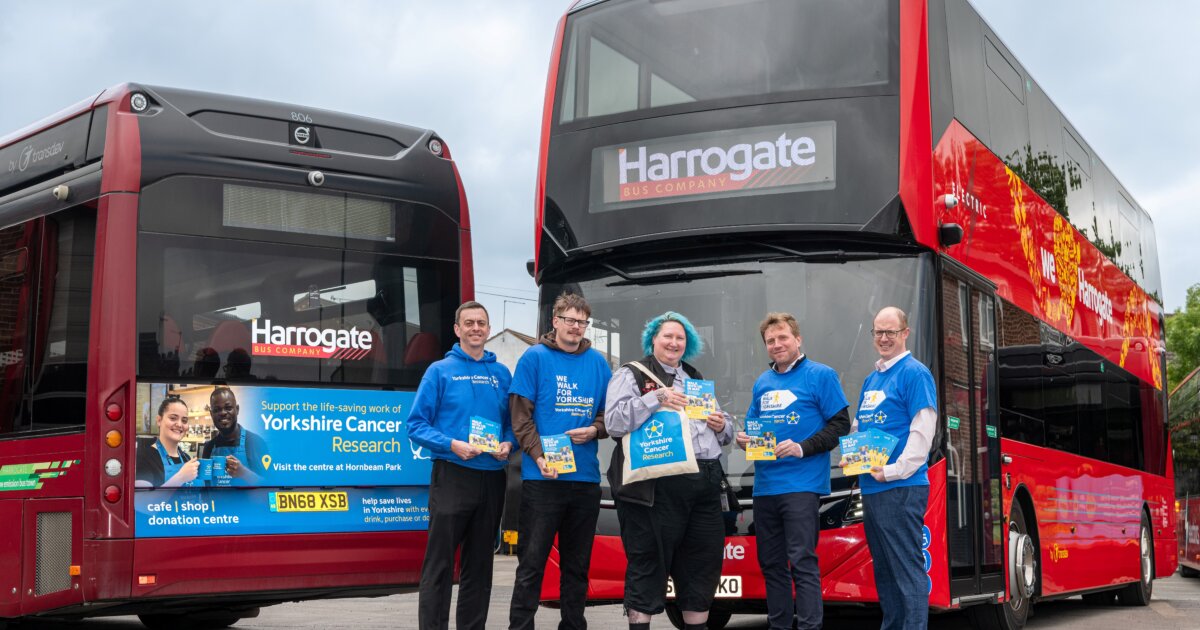 Yorkshire Cancer Research bus unveiled - Yorkshire Cancer Research
